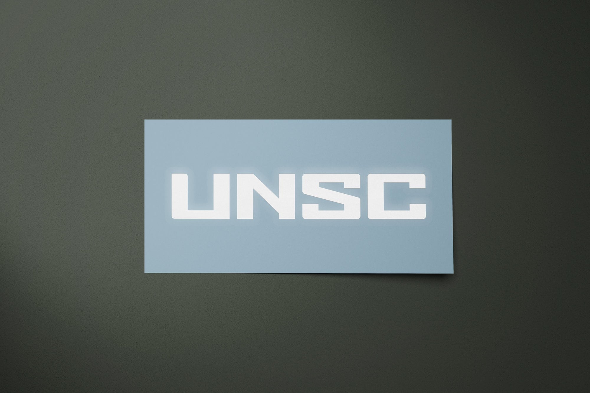Halo UNSC Lettering Vinyl Decal Sticker - Etsy