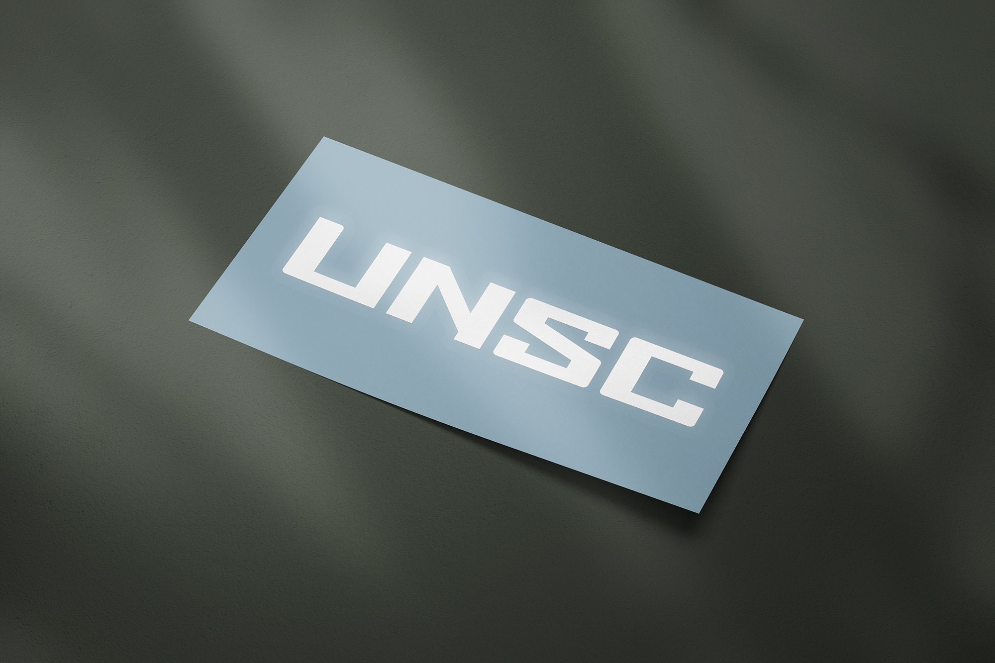 Halo UNSC Lettering Vinyl Decal Sticker - Etsy UK