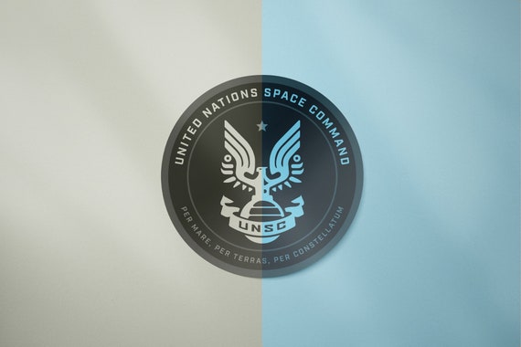 Halo UNSC Patch Vinyl Sticker | Etsy