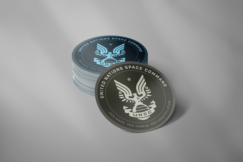 Halo UNSC Patch Vinyl Sticker | Etsy Canada