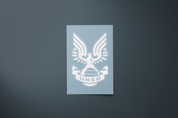 Halo UNSC Insignia Vinyl Decal Sticker - Etsy