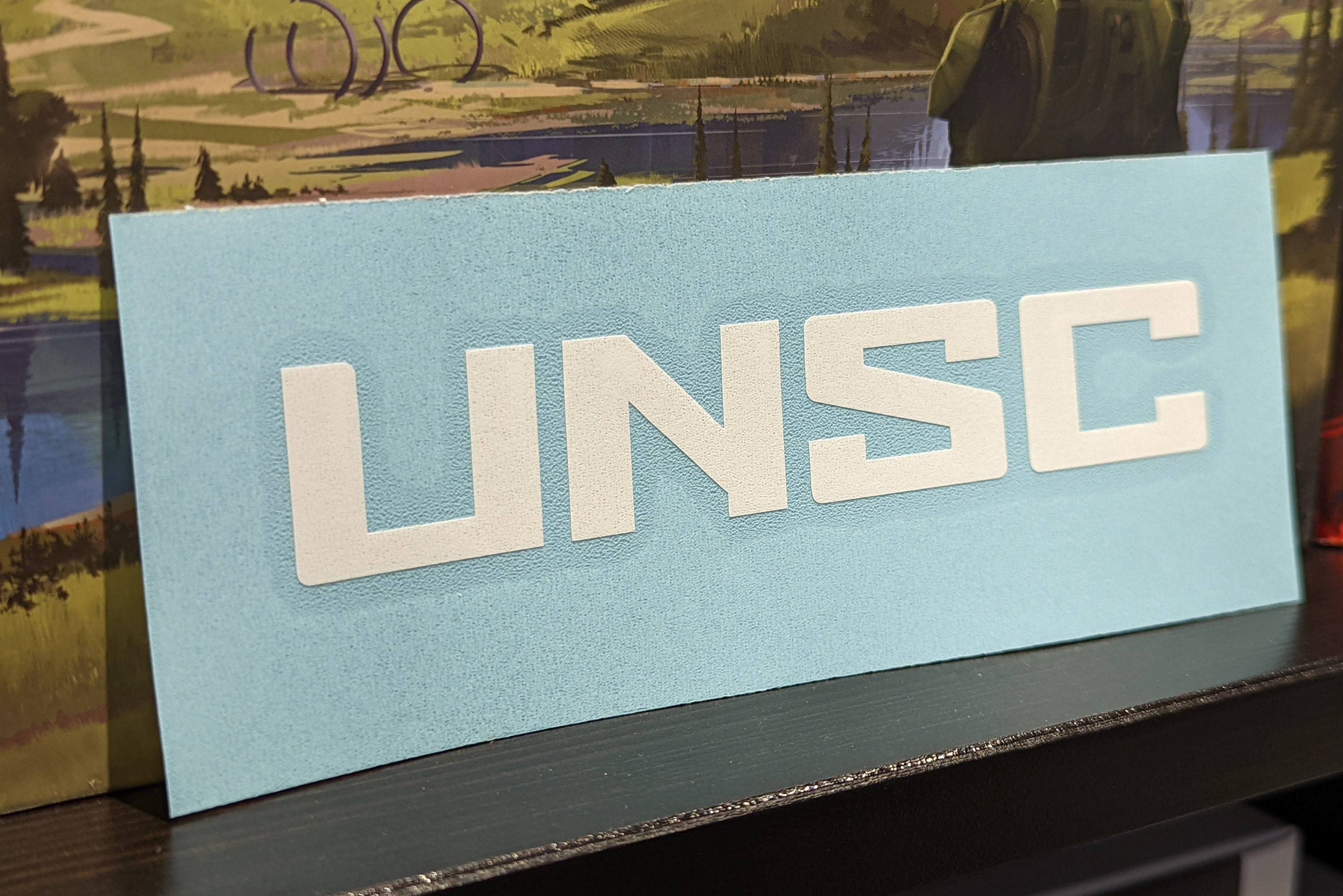 Halo UNSC Lettering Vinyl Decal Sticker - Etsy