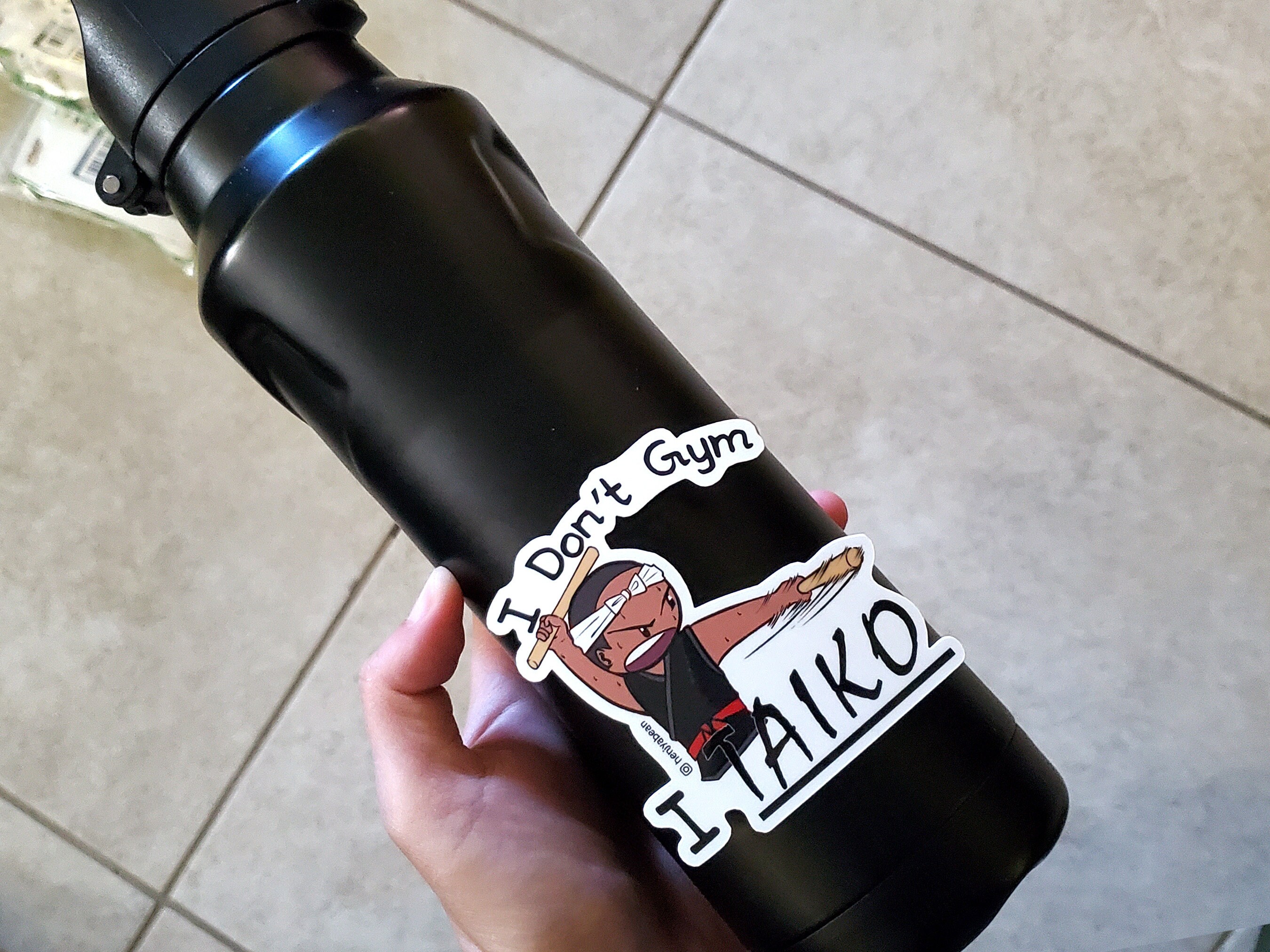Taiko Japanese Drumming Chibi Stickers Notebook Water Bottle - Etsy