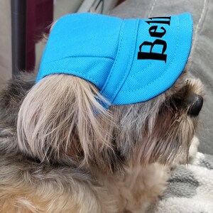 Custom Pet Hat 5 Famous Fonts to Choose From Pet Base Ball Cap Dog Cap ...