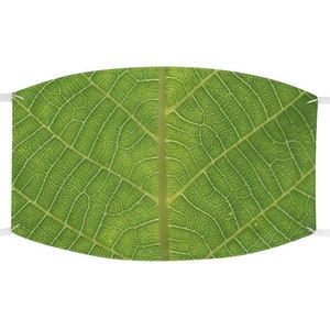 Nature Face Mask Leaf Mask Trippy Mask Psychedelic Mask | Etsy