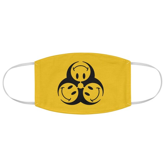 BIOHAZARD Mask SMILEY Face Mask Adult Washable Mask - Etsy