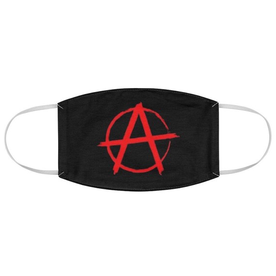 ANARCHY Mask Anarchist Face Mask Washable Mask Reusable | Etsy