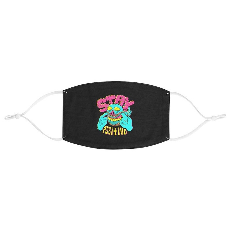Trippy Mask Smiley Face Mask Positive Mask Positivity Mask - Etsy