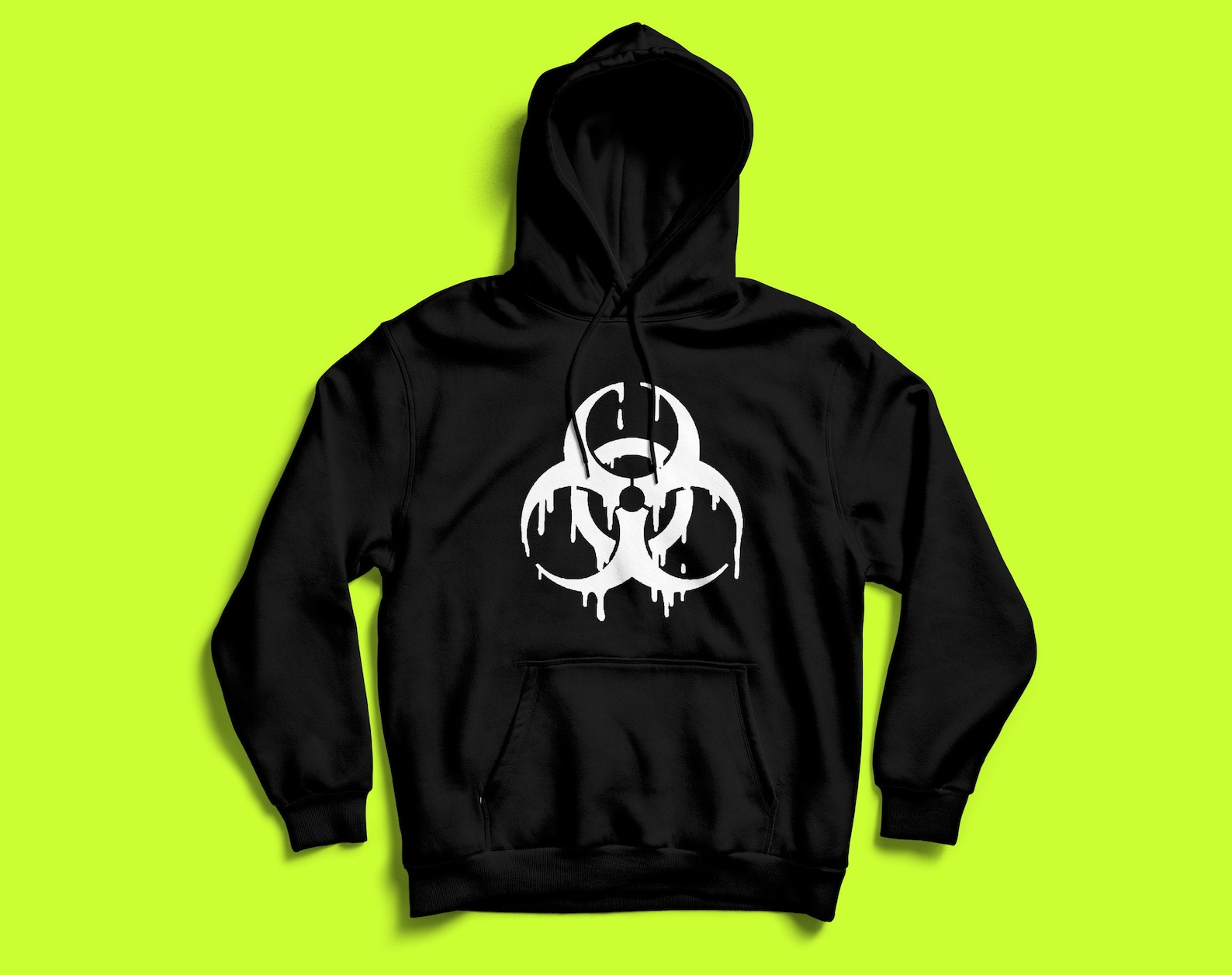 BIOHAZARD SIGN DRIPPING Unisex Heavy Blend Hoodie Gildan | Etsy