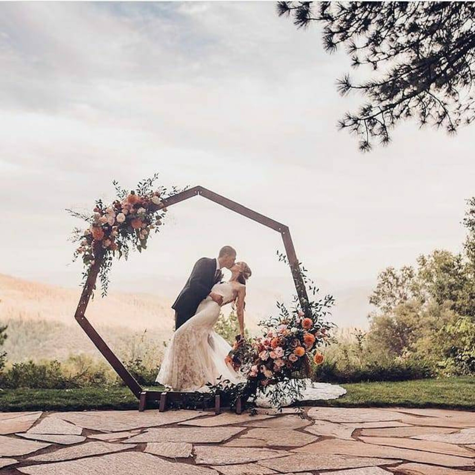 How To Build A Heptagon Wedding Arch at Meagan Burlingame blog