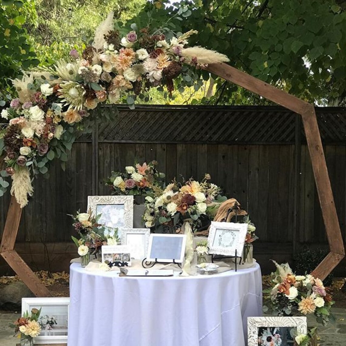 Heptagon Wedding Arch - Etsy