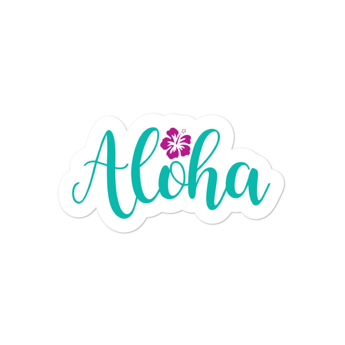 Aloha Summer Beach Ocean Hawaii Travel Stickers Laptop | Etsy
