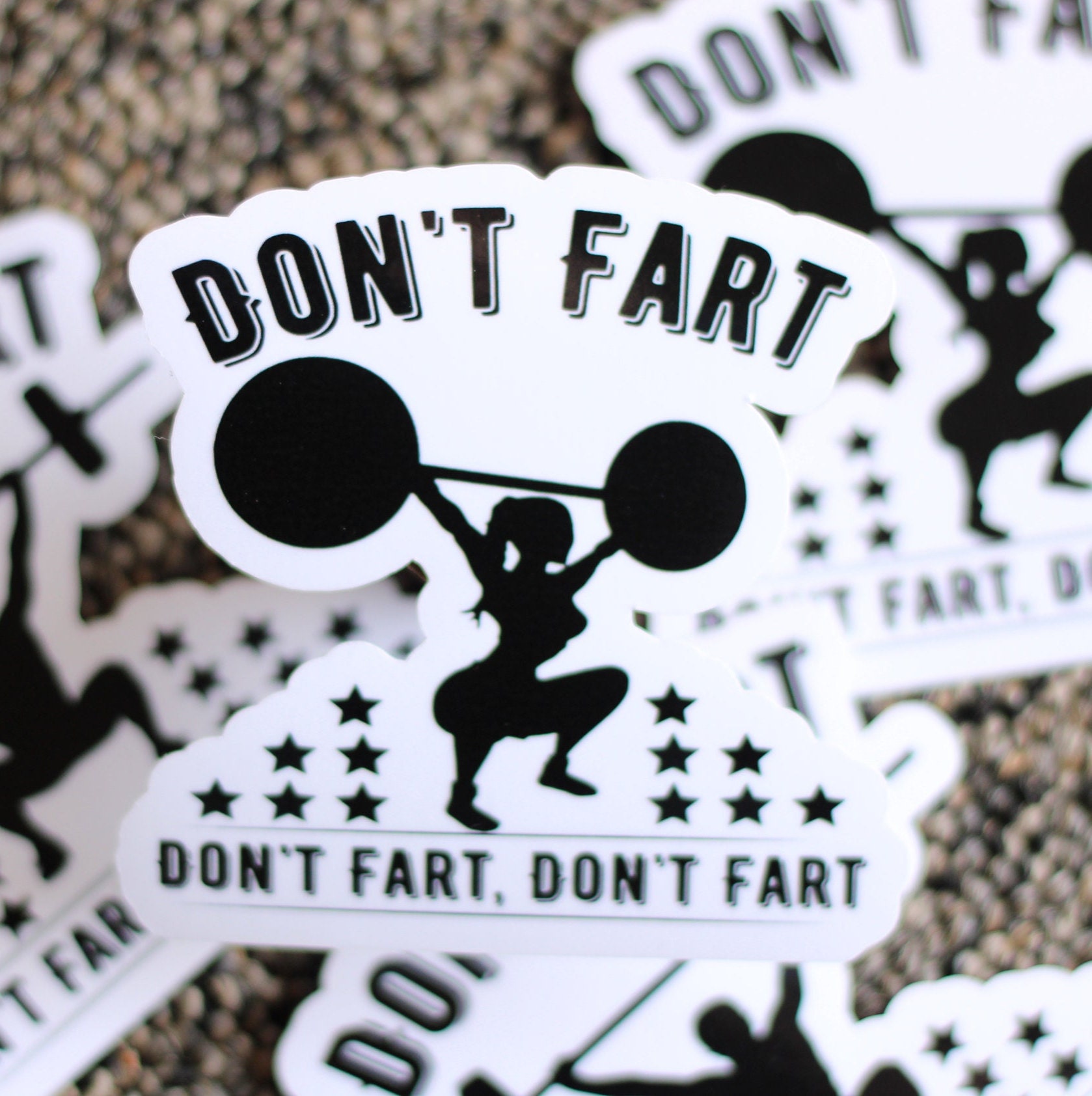 Funny Crossfit Sticker | Funny Don't Fart - Etsy