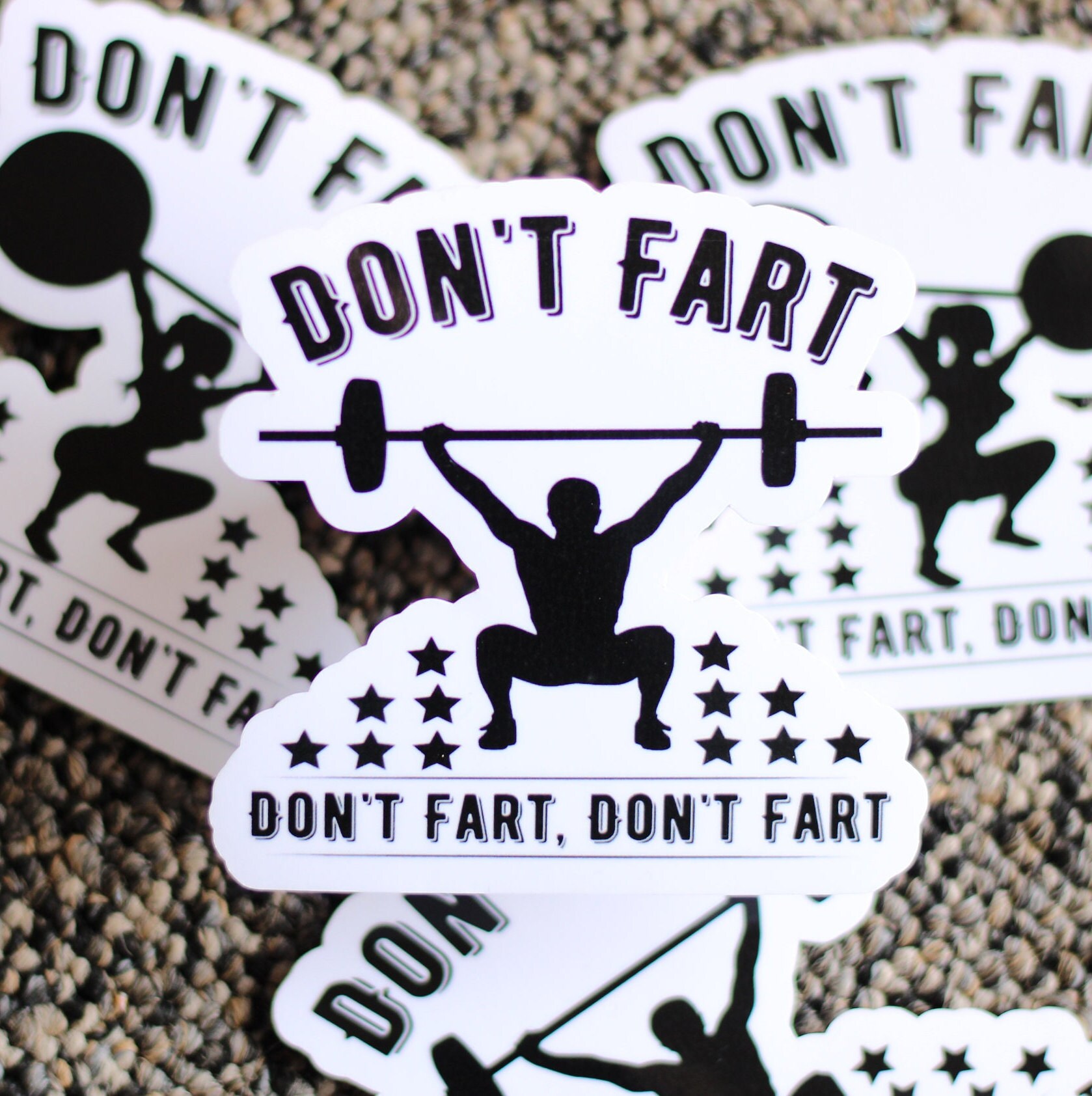 Funny Crossfit Sticker Funny Don't Fart - Etsy