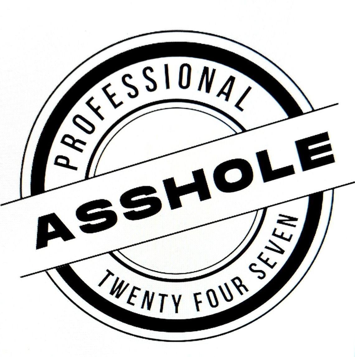 Professional Asshole Decal - Etsy