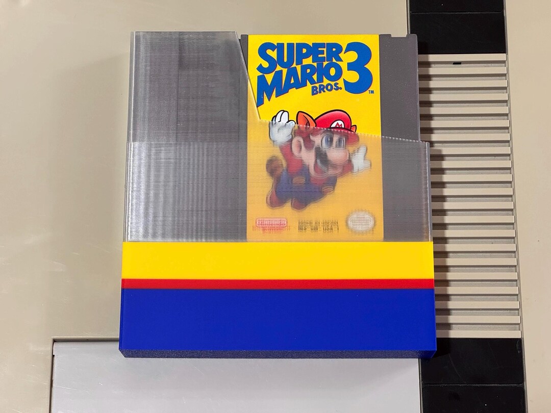 Super Mario 3 Themed NES Cartridge Dust Cover Sleeve - Etsy