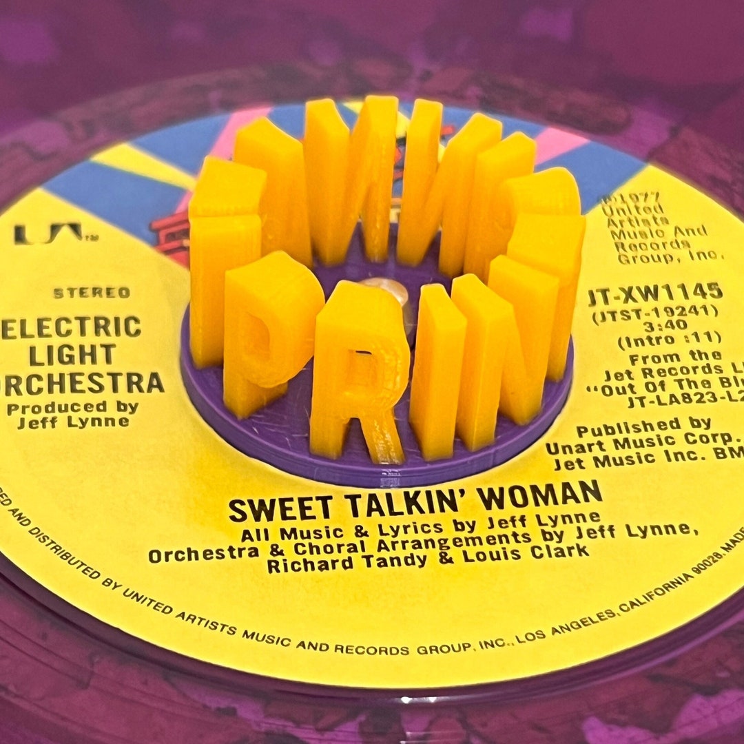 Lot of 10 Custom Text 45 RPM Adapters - Etsy