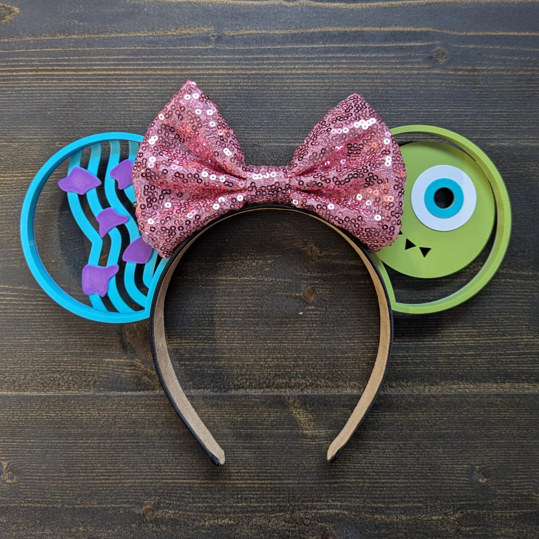 Monster Mouse Ears | 3D Printed Ears | Sully and Mike - Etsy