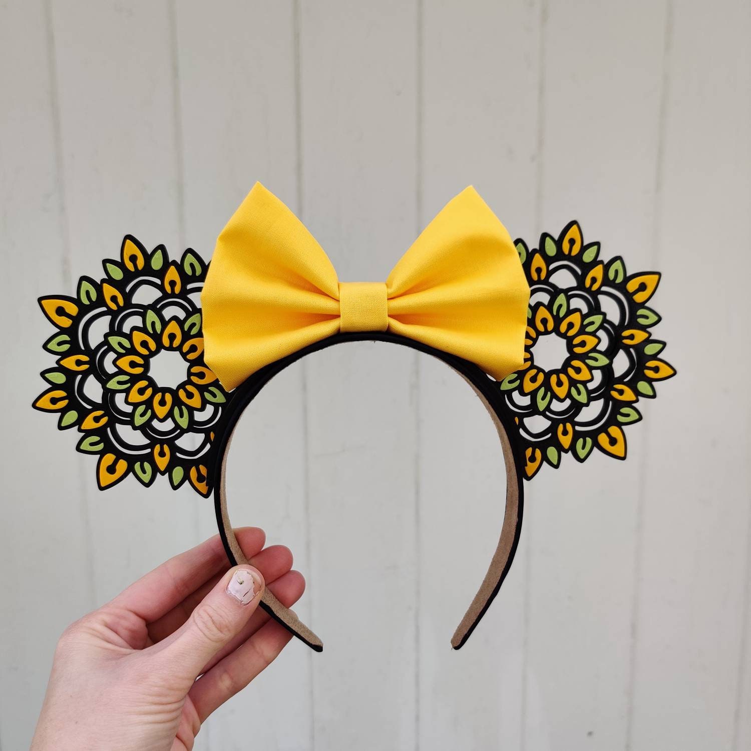 Sunflower Mandala Mouse Ears 3D Printed Ears - Etsy
