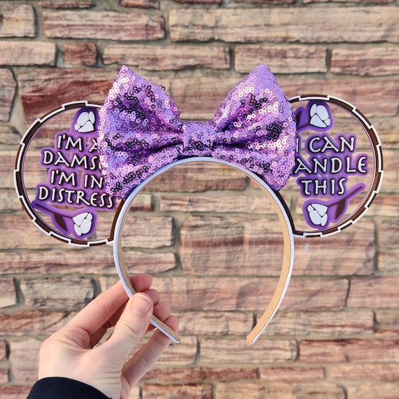 Damsel Mouse Ears 3D Printed Ears Megara Damsel in - Etsy