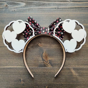 Be Mine Mouse Ears | 3D Printed Ears | Conversation Hearts | Valentine ...