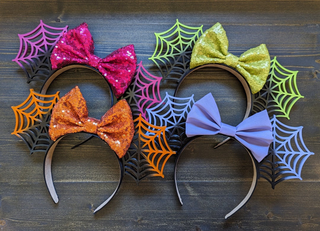 Spider Web Mouse Ears | 3D Printed Ears | Mickey Inspired | Boo to You ...
