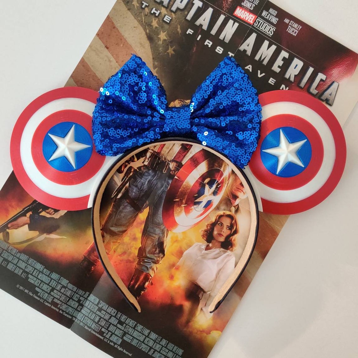 Captain Mouse Ears 3D Printed Ears - Etsy