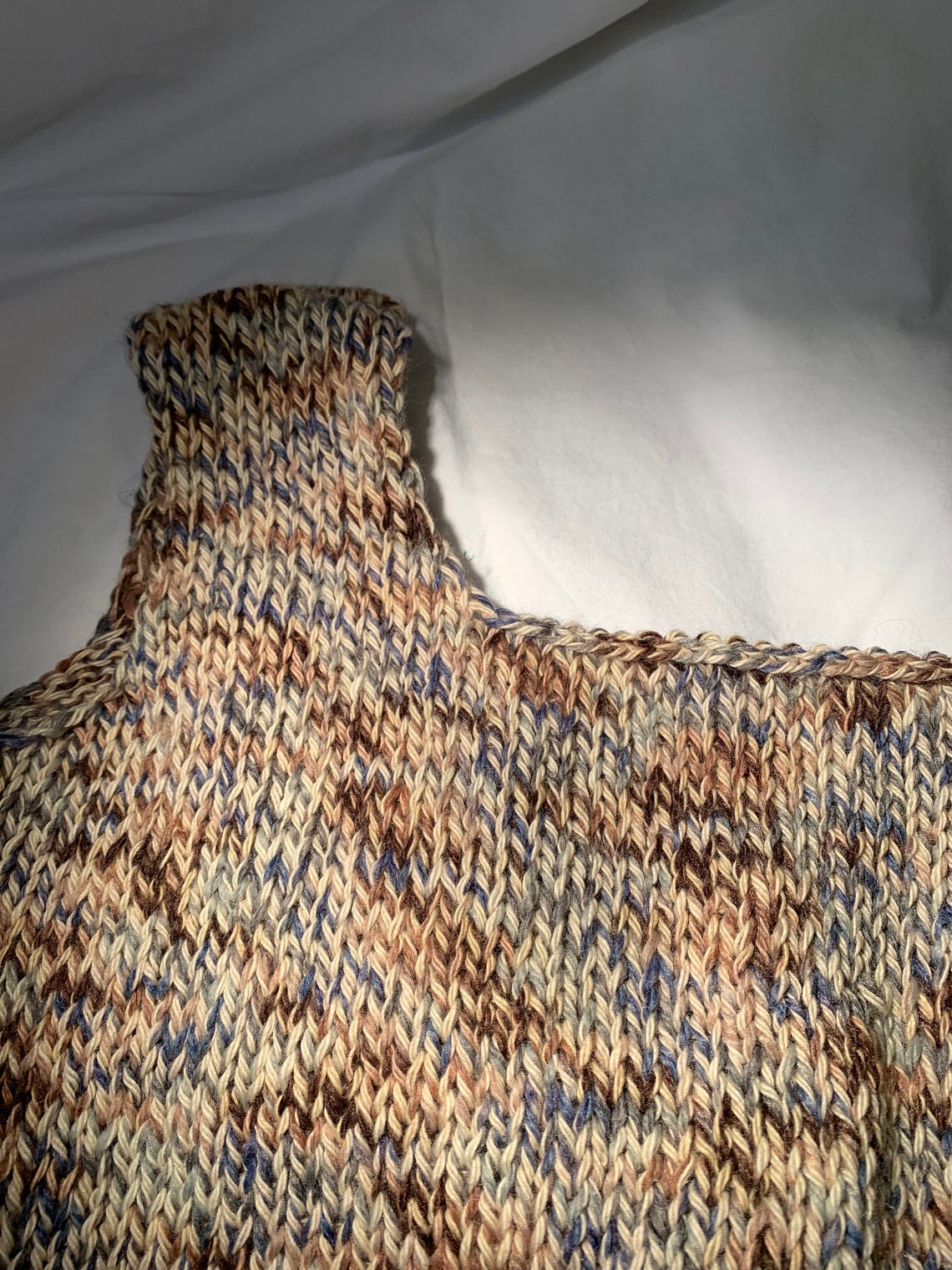 Knit Tank Top, Knitted Summer Top, Neutral Knit Tank Top, Handmade ...