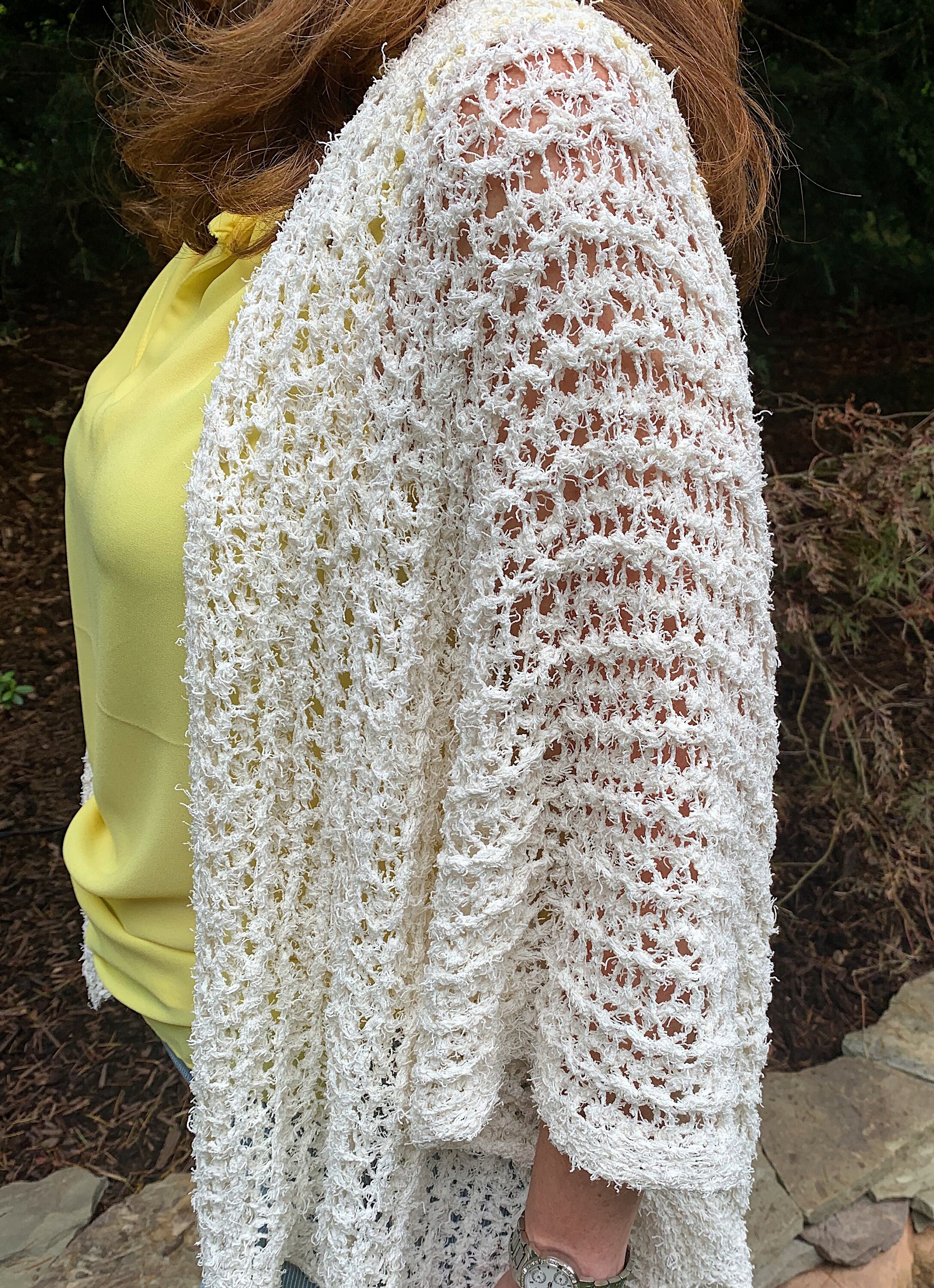 Knitting Pattern - Open Knit Cardigan, Kimono Style Cardigan - Etsy