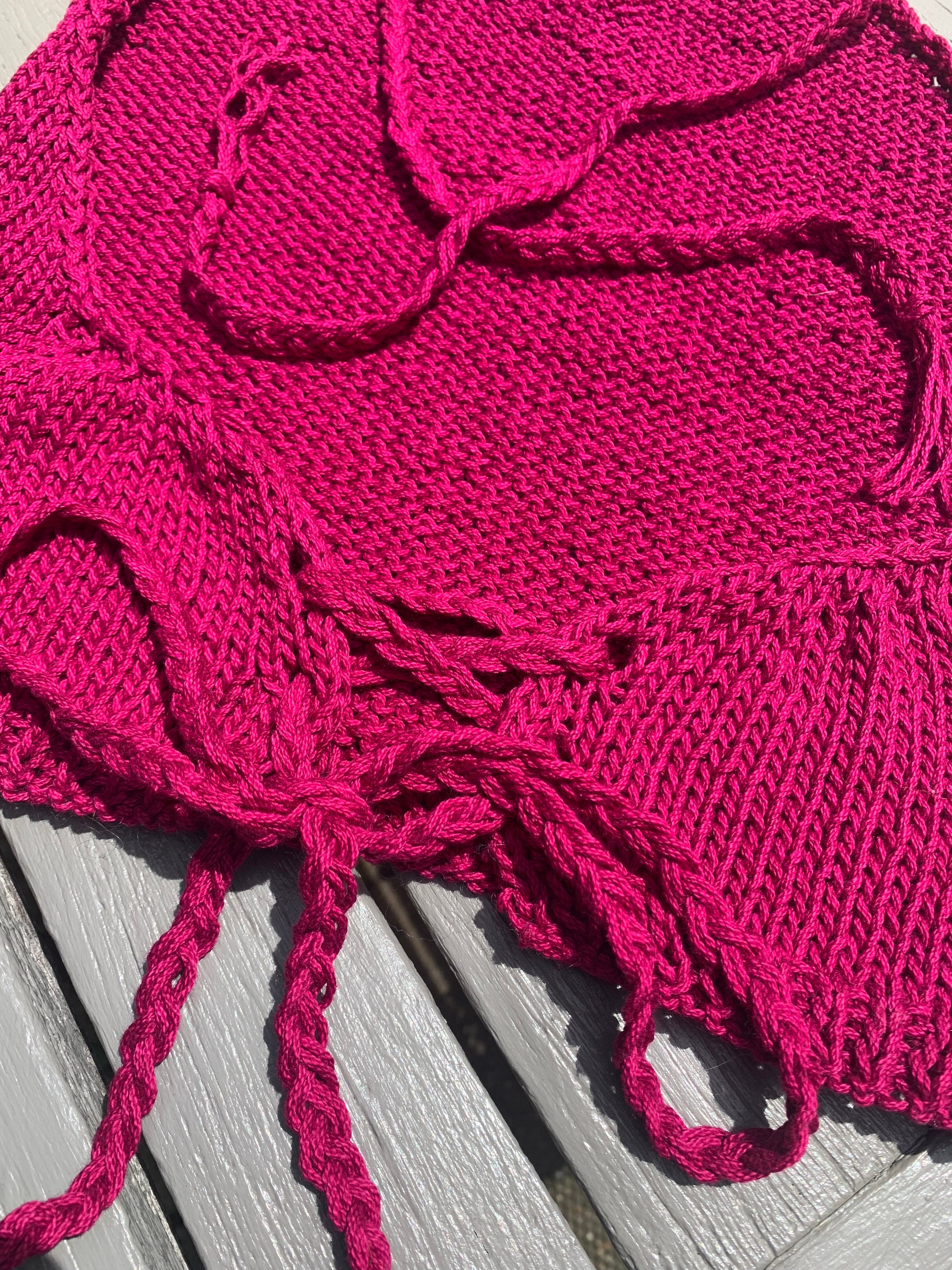 Open Back Halter Top, Adjustable Knit Halter Top, Festival Crop Top ...