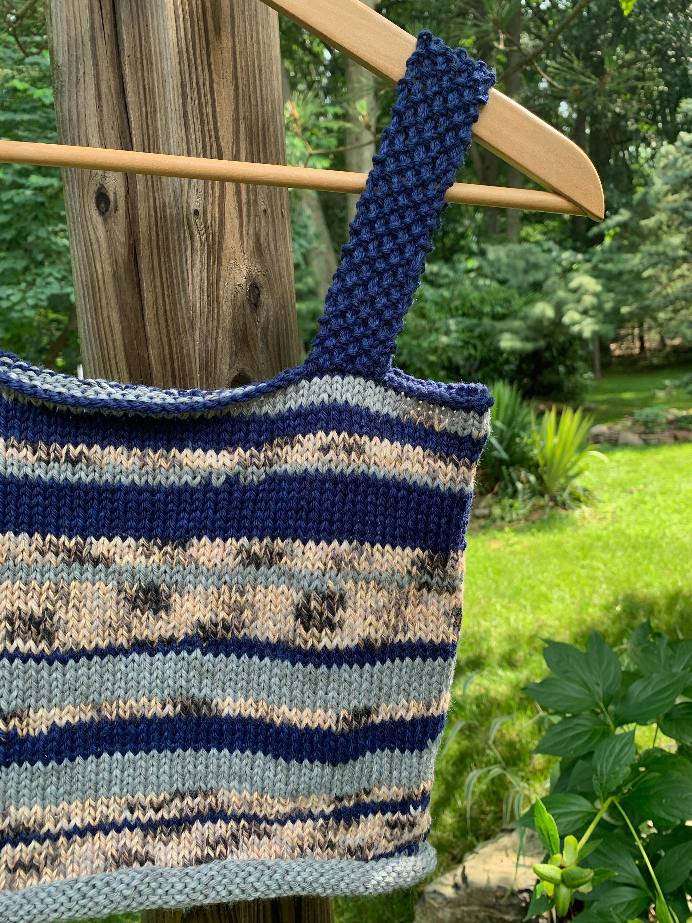 Knit Square Neck Crop Top, Summer Tank Top, Festival Crop Top, Striped ...