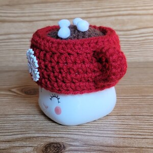 Hot Cocoa Marshmallow Mug Hat, Crochet Hat for Marshmallow Mugs - Etsy