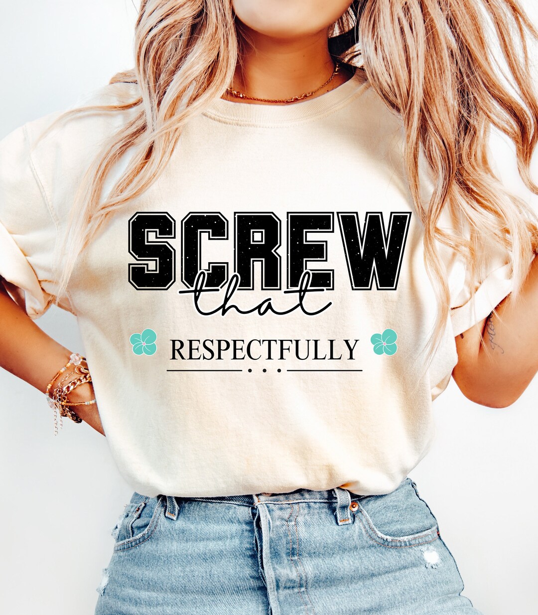 Screw That Respectfully,sarcastic Adult Humor,trendy Shirt,retro Shirt ...