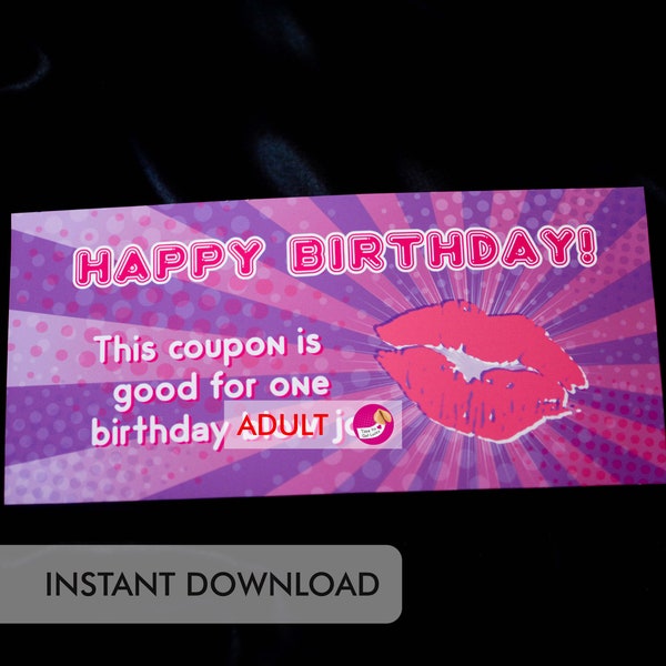 Blow Job Coupon Etsy