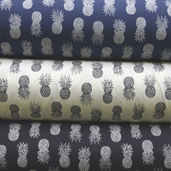 Pineapple Fabric - Etsy