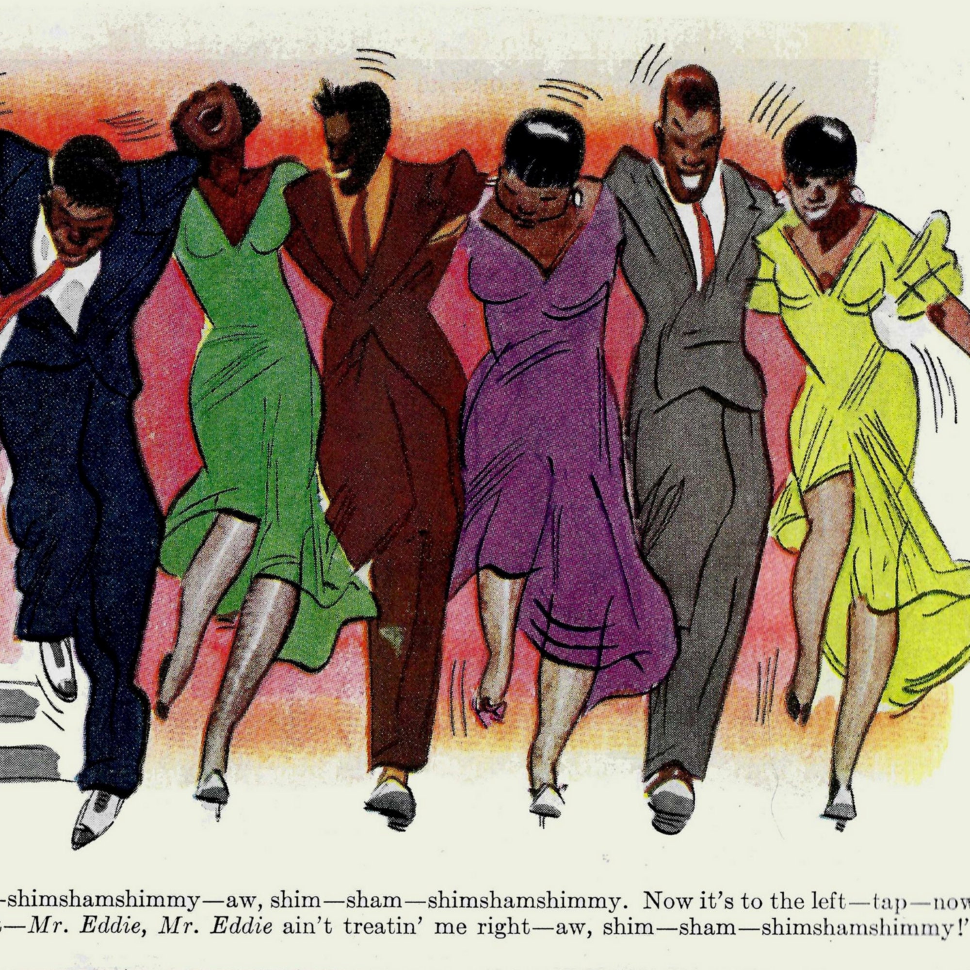 Harlem Dance 1936 Poster Print / E Simms Campbell Lindy Hop Truckin ...