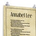 Annabel Lee Edgar Allan Poe / Love and Loss Poem Wall Art Print Poster ...