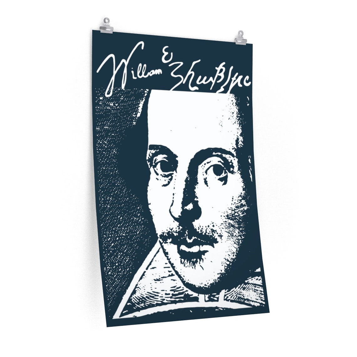 William Shakespeare Poster Literature Theater Wall Art Print - Etsy