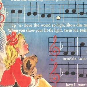 Twinkle Little Star Poster Print / Children's Nursery Rhyme Wall Art ...