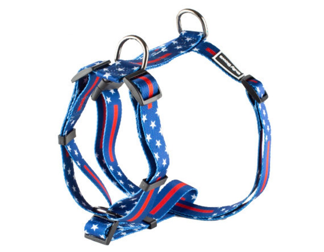 Dog Harness - American Flag Dog Harness - Patriotic Dog Accessories ...