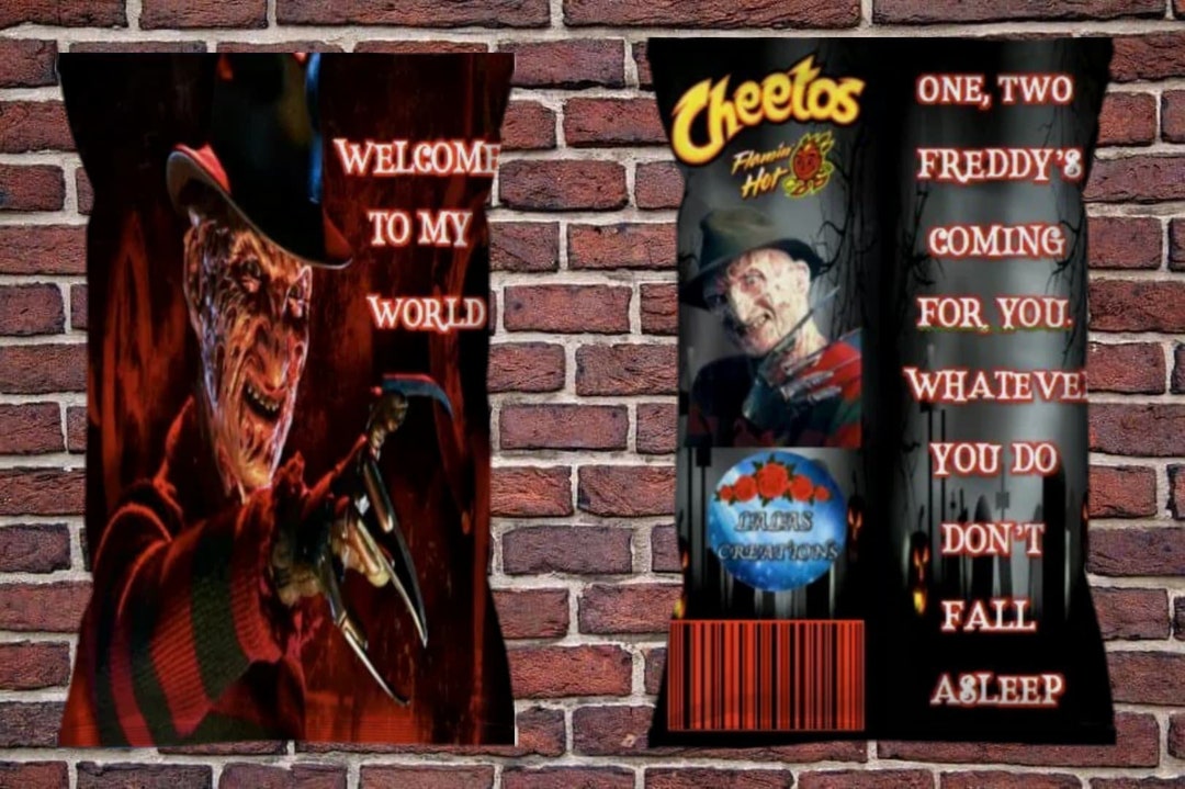 Freddy Krueger Chip Bag - Etsy