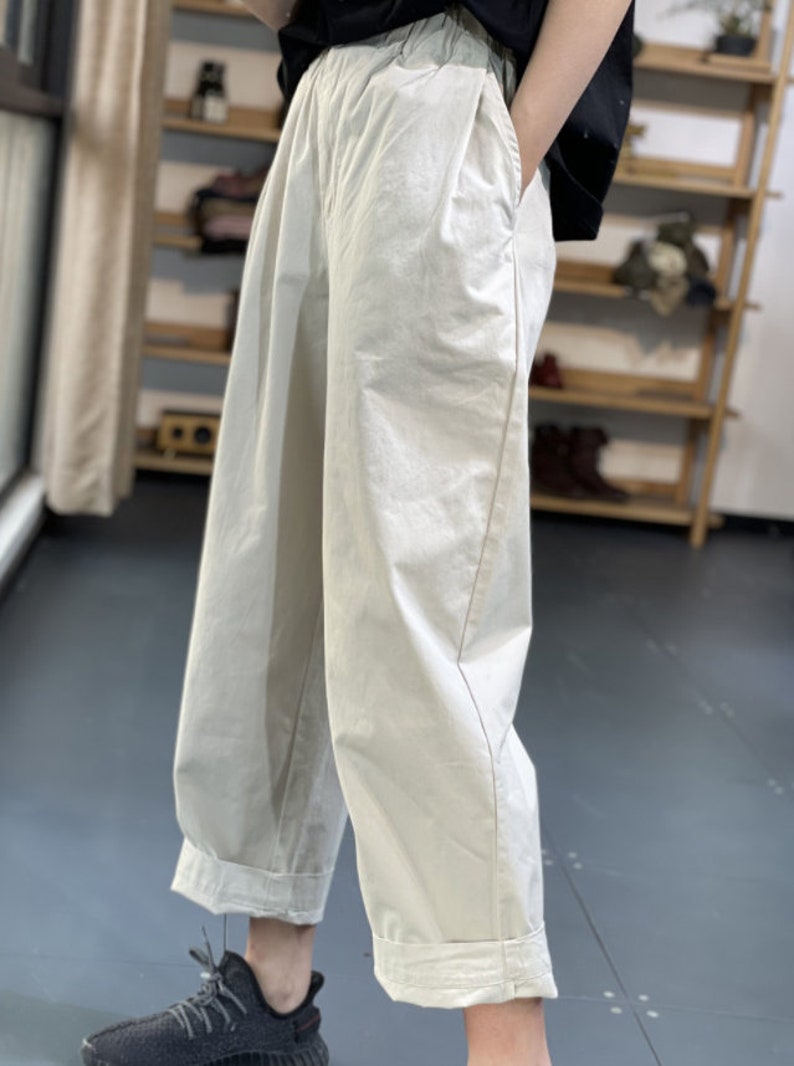 Women Pants Cotton Pants in 3 Colors - Etsy