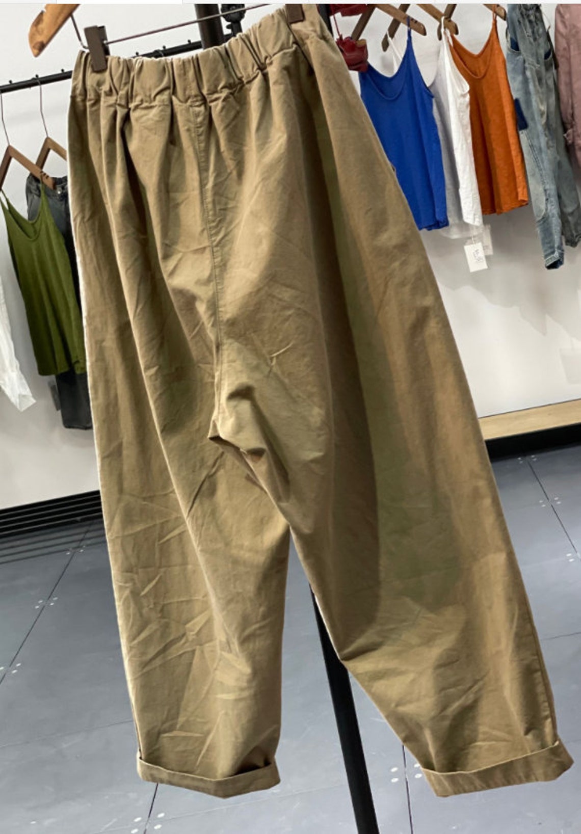 Women Pants Cotton Pants in 3 Colors - Etsy