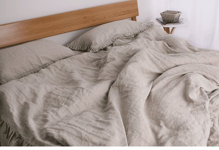 Linen Duvet Cover Custom Made Bedding. - Etsy