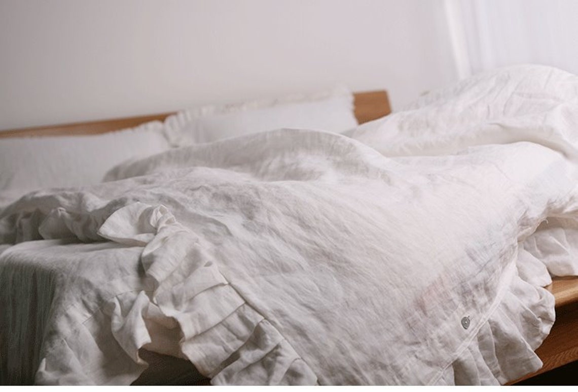 Linen Duvet Cover Custom Made Bedding. | Etsy