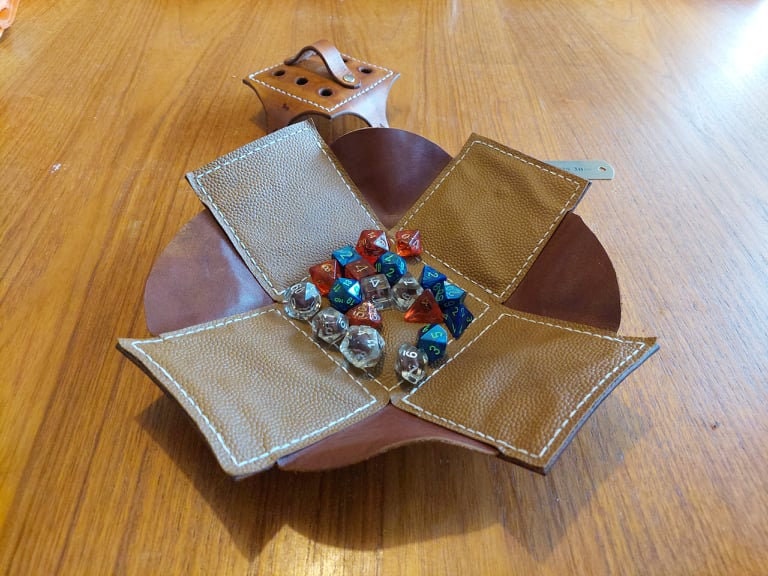 Leather Dice Box With Tray Pattern: DIY Dnd Accessory (PDF & SVG) - Etsy
