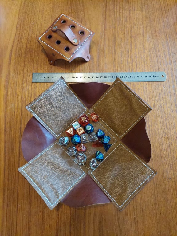Leather Dice Box With Tray Pattern: DIY Dnd Accessory (PDF & SVG) - Etsy