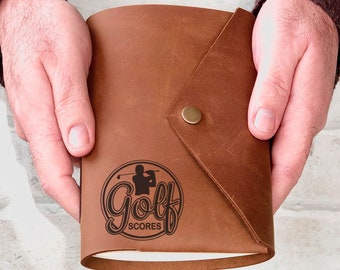 Leather Golf Score Book - Etsy
