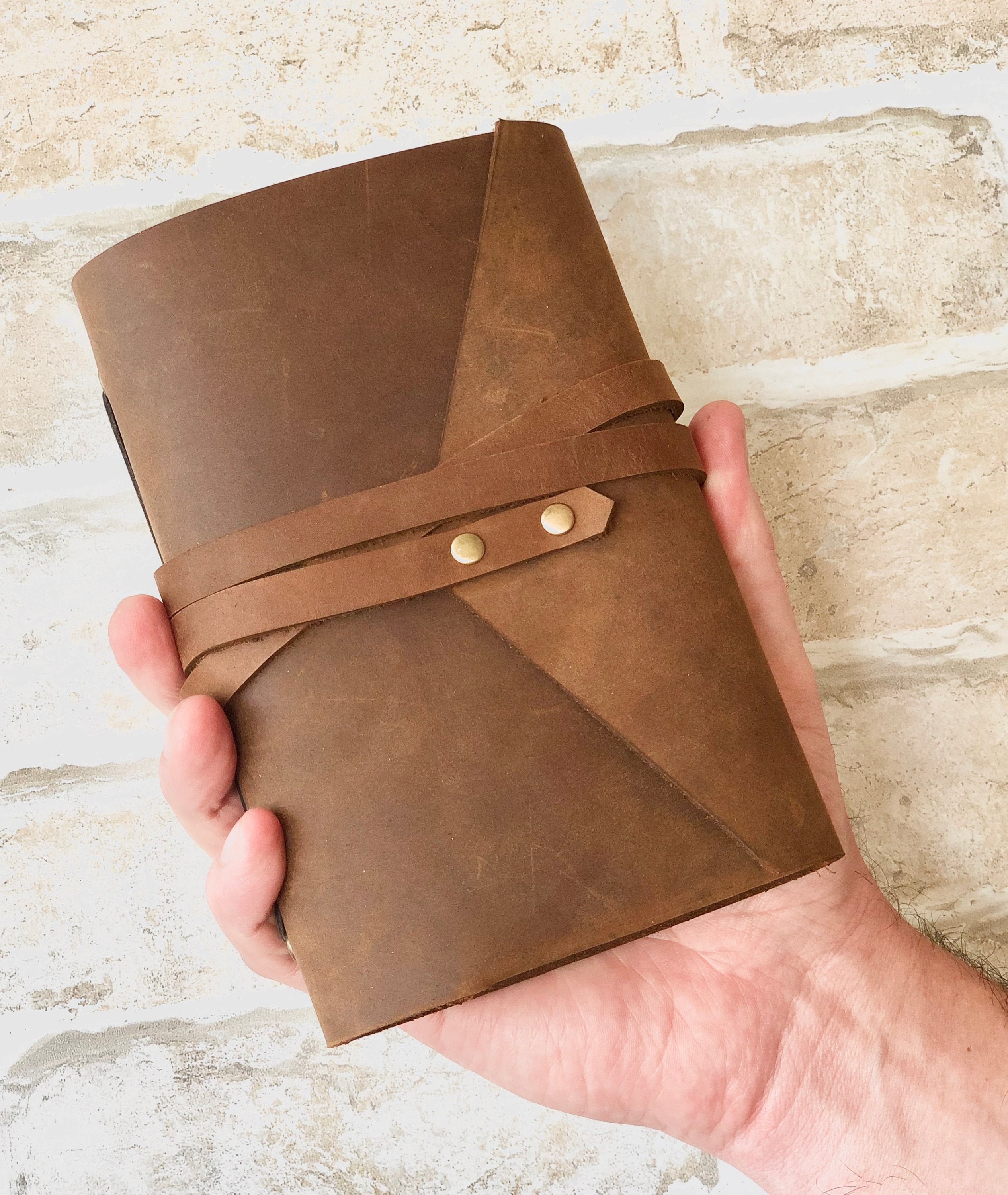 Personalized Leather Reading Journal: Engraved Book Tracker, Bookish ...