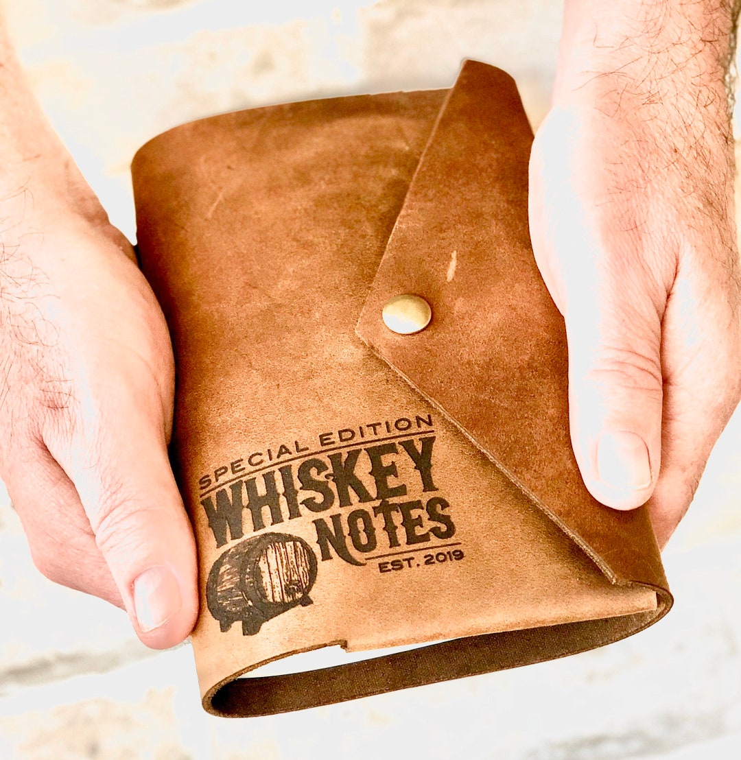 Personalized Leather Whiskey Tasting Journal: Engraved Whiskey Notes - Etsy